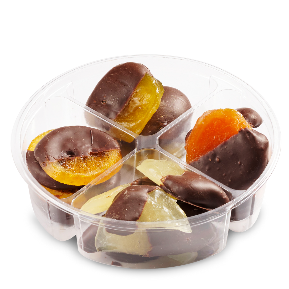 4 Section Chocolate Dipped Dried Fruits Container – Melt